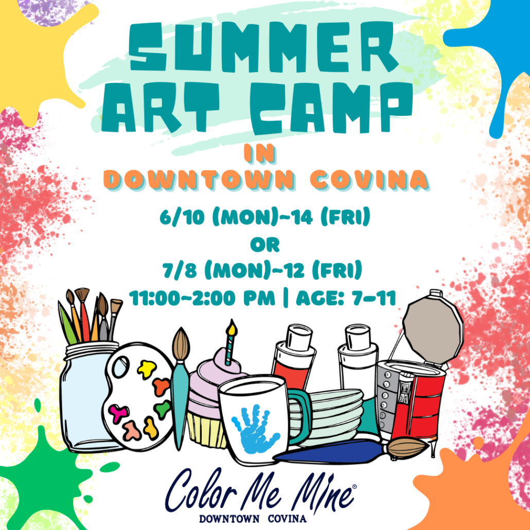 Kids’ Summer Art Camp Color Me Mine - Covina